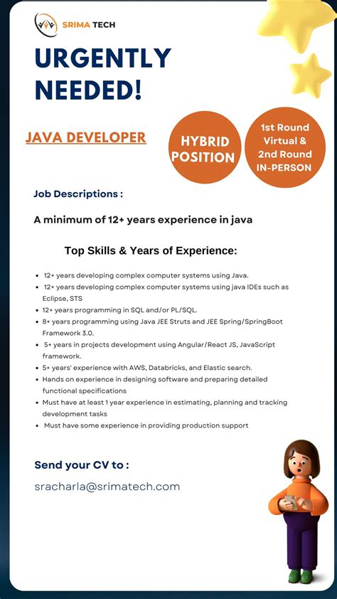 Srima Tech On Linkedin Great Java Opportunity