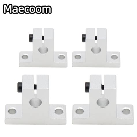 Sk8 Sk10 Sk12 선형 광축 브래킷 선형 볼 베어링 레일 샤프트 사이드 블록 지지 로드 홀더 3d 프린터 부품 2 개3d 프린터 부품 And 액세사리