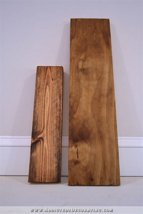 How To Stain Pine A Warm Medium Brown While Minimizing Ugly Pine Grain ...