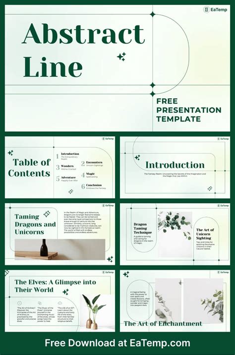 Free Abstract PowerPoint Template - EaTemp