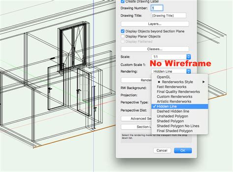 Is It Possible To Create A Section Viewport In Wireframe General Discussion Vectorworks