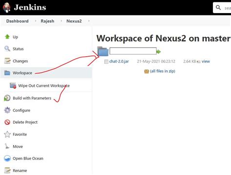 nexus integration with jenkins to upload download package