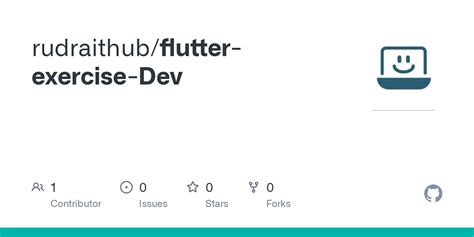 GitHub Rudraithub Flutter Exercise Dev