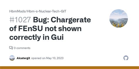 Bug Chargerate Of Fensu Not Shown Correctly In Gui · Issue 1027