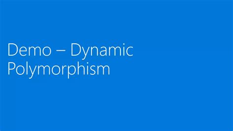Learn C Programming Polymorphism And Operator Overloading Ppt