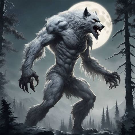 Monstrous Werewolf Werewolf Monster Werewolf Lycanthrope Werewolf Art