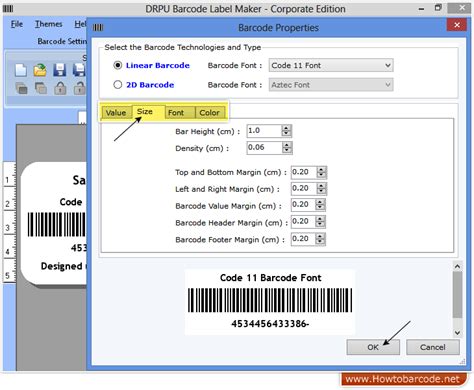 Code Barcode Font Designed Using DRPU Software HowToBarcode