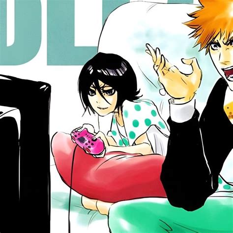 Pin By Hakkino On парные аватарки Ichigorukia Ichigo X Rukia Cute