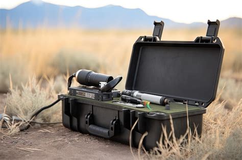 Premium Ai Image Handheld Spectrometer Ready For Field Research Created With Generative Ai