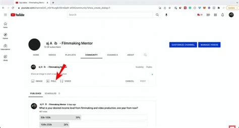 How To Create A Poll In YouTube