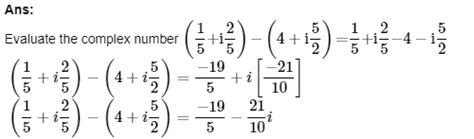 Chapter Complex Numbers And Quadratic Equations Questions And Answers NCERT Solutions For