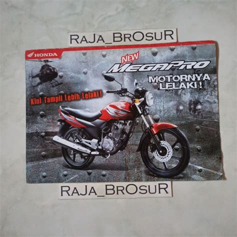 Jual Poster Brosur Leaflet Honda New Megapro Megapro Primus 2008