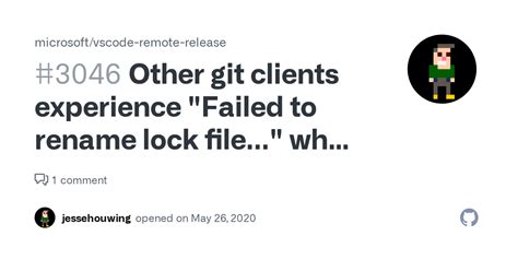 Other Git Clients Experience Failed To Rename Lock File When