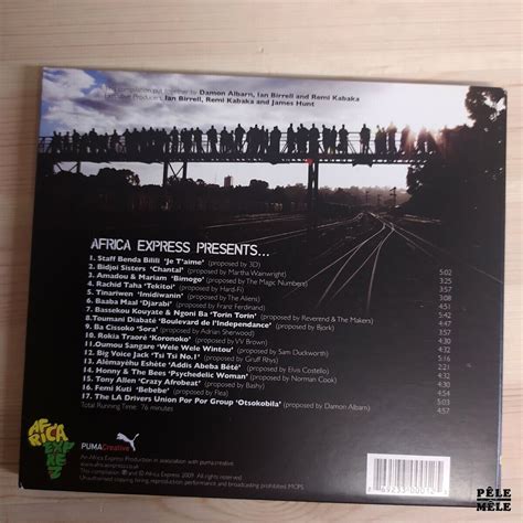 Compilation Africa Express presents AFRICA EXPRESS 2009 cd dvd Pêle Mêle Online