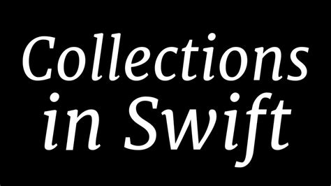 Collections In Swift Speaker Deck