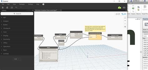 Workset creation using Dynamo for Revit - Revit - Dynamo