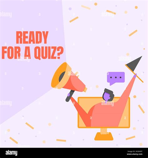 Writing Displaying Text Ready For A Quiz Question Word Written On