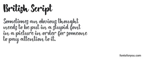 British Script Font Download For Free Online