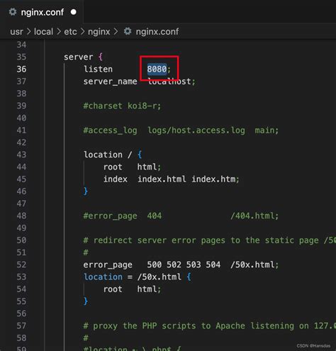Macos Nginx前端部署常用命令更改端口mac Nginx Csdn博客