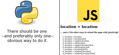 Python Vs Javascript Rprogrammerhumor