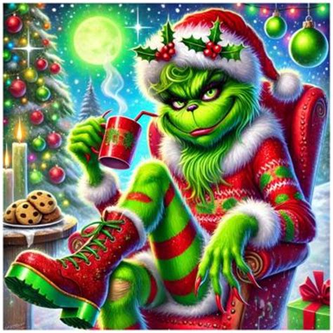 Red And Green Grinch Clipart Grinch Png Christmas Grinch Png Holiday