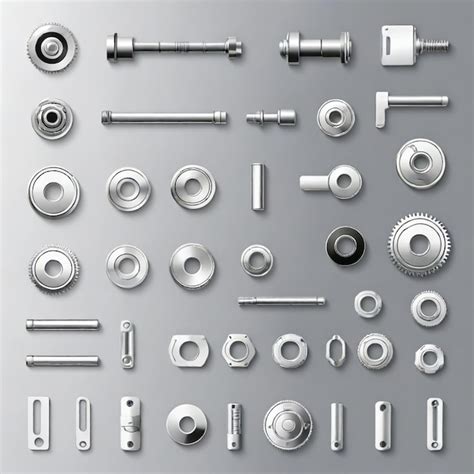 Hardware Vector Set White Background Isolated A High Qual Premium Ai