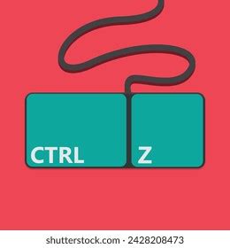 Ctrl Z On Keyboard Stock Vectors And Vector Art Shutterstock