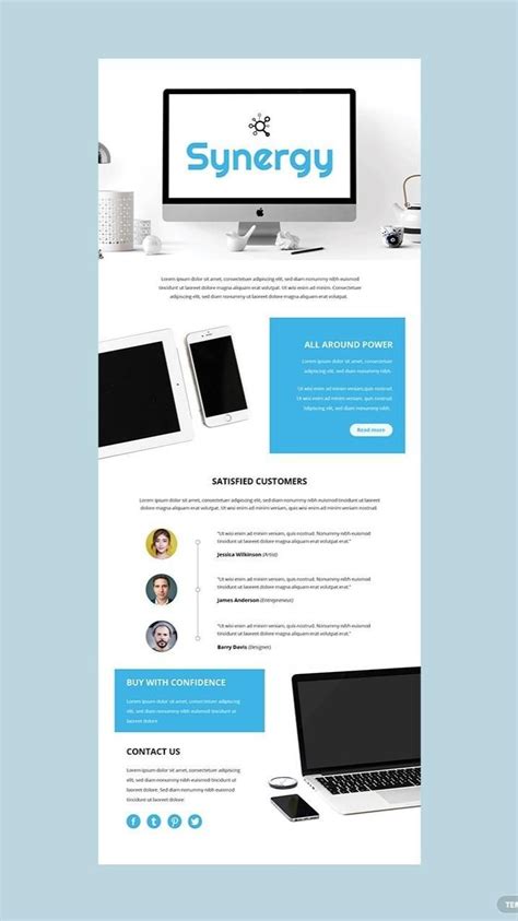 Environmental Responsive Newsletter Template Artofit