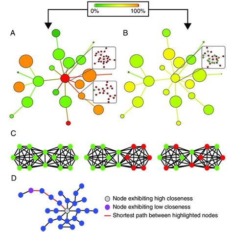 Sequence Similarity Network Showing The Proportion Of Sequences From