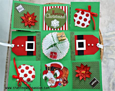 Crafting With Passion Christmas Exploding Box Crafting With Passion Christmas Exploding Box