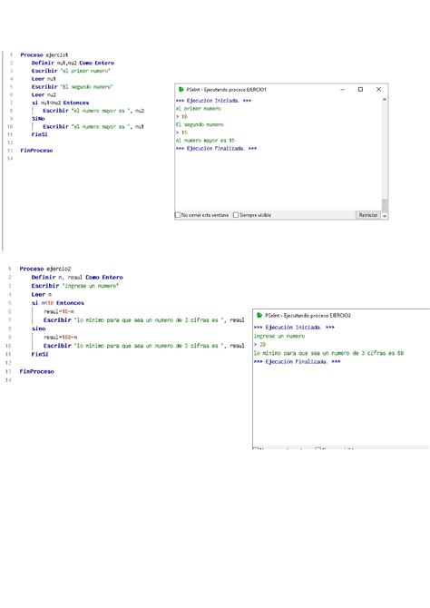 Psico 12 Tarea Algoritmo 3 Ejercicios Principios De Algoritmos