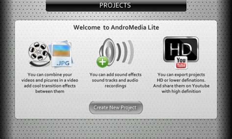 andromedia video editor with sound and transition effects [android]
