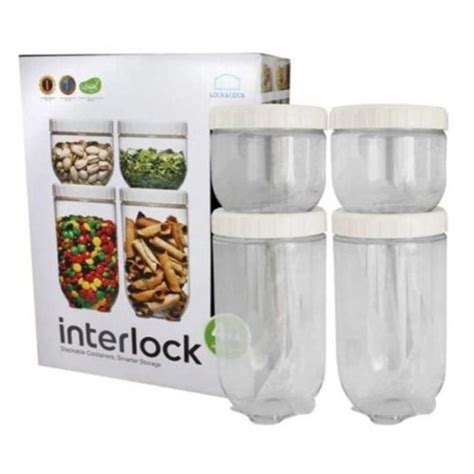 Lockandlock Interlock 4pc Set With Color Box