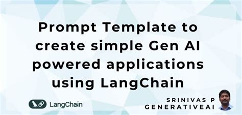 Chatgpt Deepseek Llm Genai Llms Genai Langchain Genai Ai Ml Srinivas Potnuru