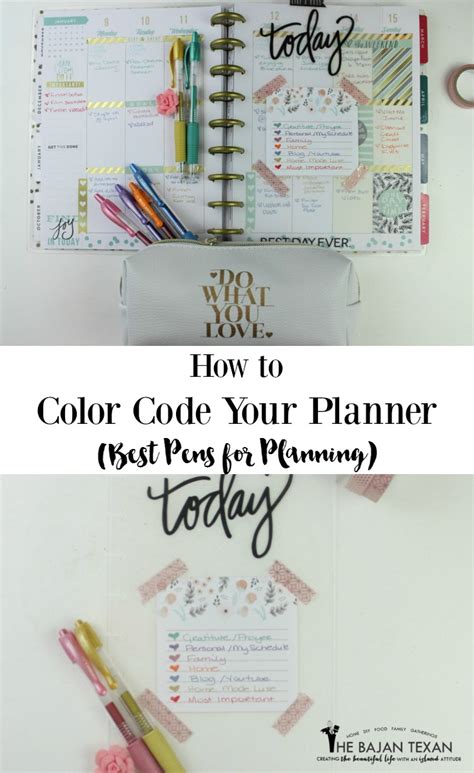 How To Color Code A Planner To Stay Organized PilotYourLife Ad The Bajan Texan