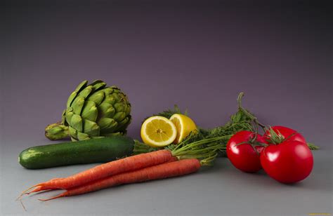 Обои Еда Овощи обои для рабочего стола фотографии еда овощи морковь томаты кабачки