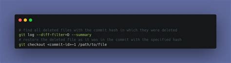 Stefan Tanevski On Linkedin 🌟git Tip In Git We Can Easily Restore