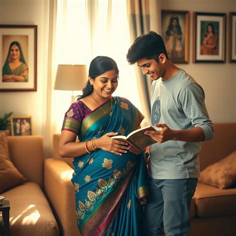 A Heartwarming Moment Indian Mother And Son Bonding