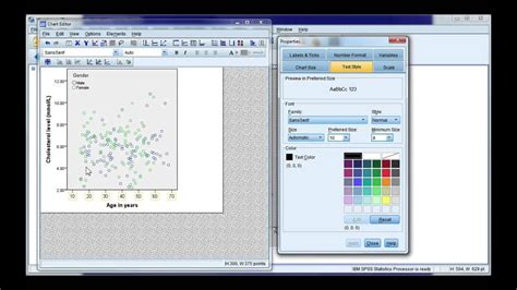 Edit A Chart In An Spss Output File Ex 2 Youtube