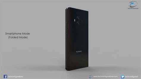 Huawei Mate X Foldable Smartphone Concept Feels Like A Mini Laptop Concept Phones