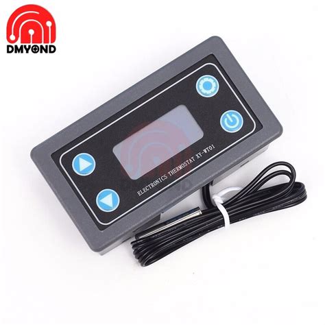 12v 디지털 온도 조절기 온도 컨트롤러 열 조절기 열전대 Lcd 디스플레이 센서 릴레이 온도 제어 스위치 측정 및 분석 장비