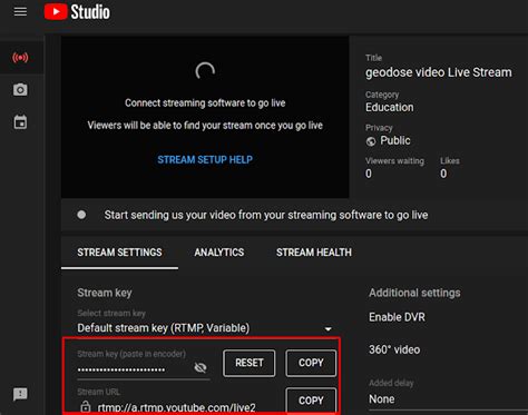 How To Stream Your QGIS Map To Youtube