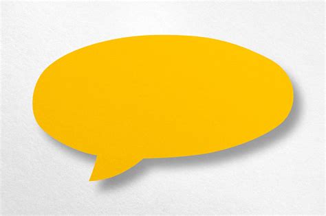 연설 풍선은 흰색 배경에 고립 된 노란색 종이를 형성했습니다 0명에 대한 스톡 사진 및 기타 이미지 0명 개체 그룹 공란 Istock