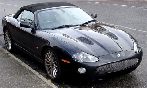 Svart Jaguar XK Cabrioletbil Gratis Stock Bild Public Domain Pictures