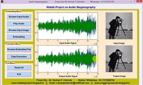 Audio Steganography Using Image Processing Matlab Project Code ~ Matlab Project Codes