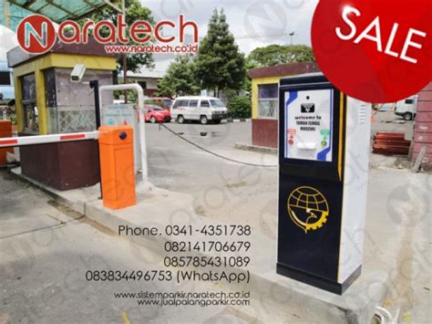 Sistem Parkir Otomatis Dengan Barcode Scanner RFID Naratech