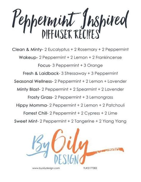 Peppermint Diffuser Blends Artofit