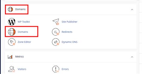 Change Primary Domain Document
