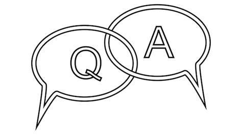 premium vector icon faq answer question qa line review talk support idea