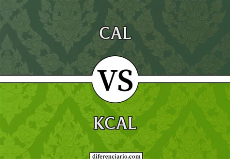 Diferença entre Cal e Kcal